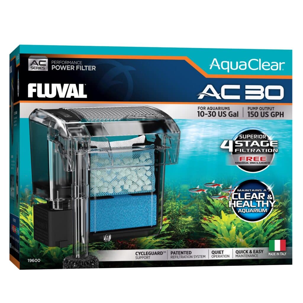 Fluval AquaClear AC30 Power Filter – Bay Bridge Aquarium